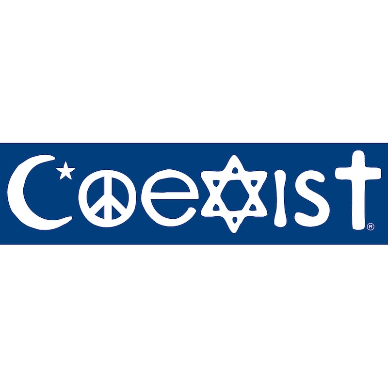 Coexist Sticker - Etsy