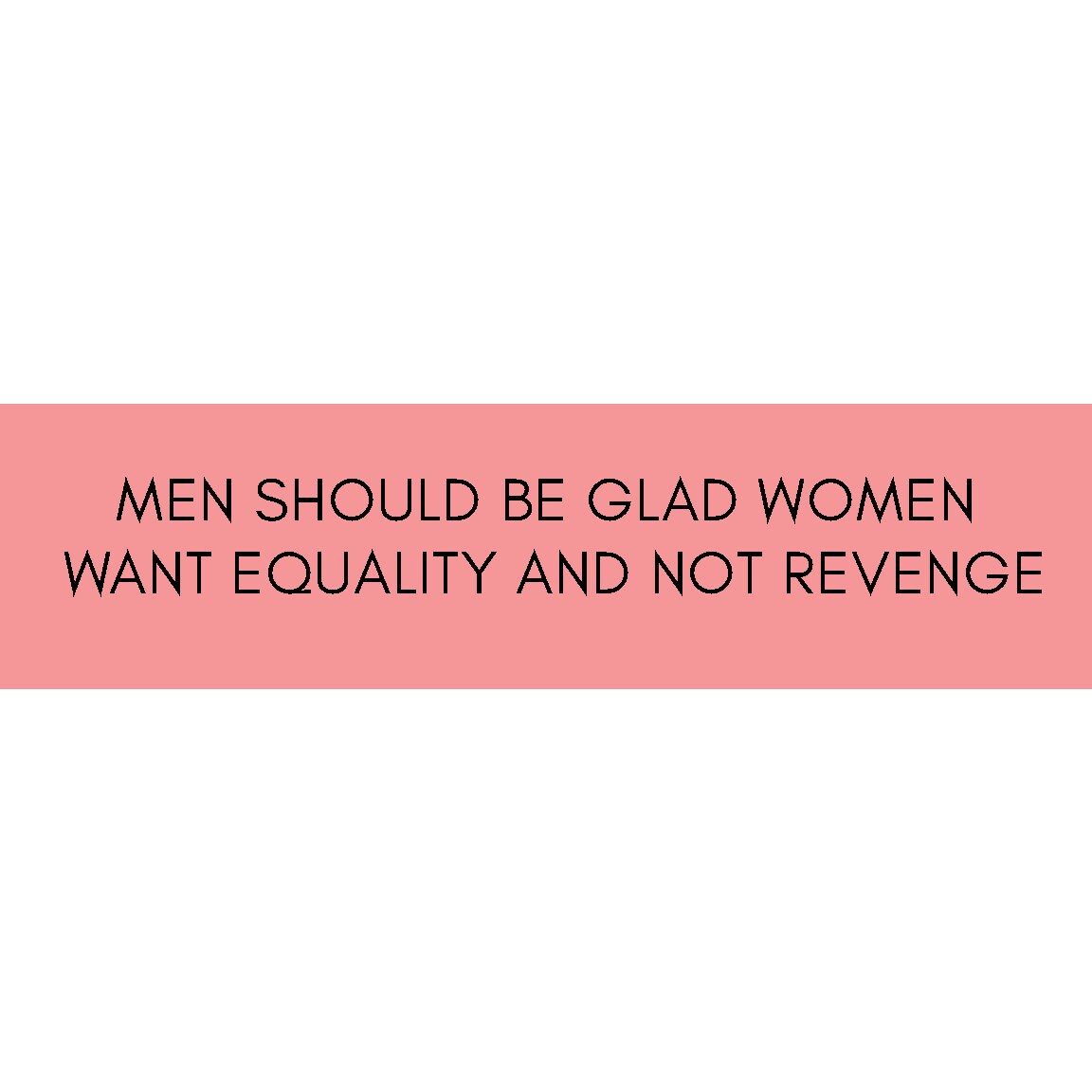 Equality Not Revenge Bumper Sticker - Etsy