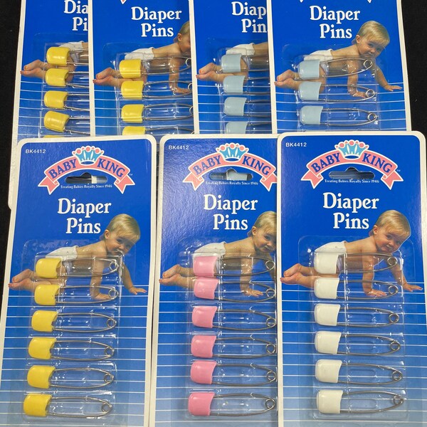 Vintage Diaper Pins - Etsy
