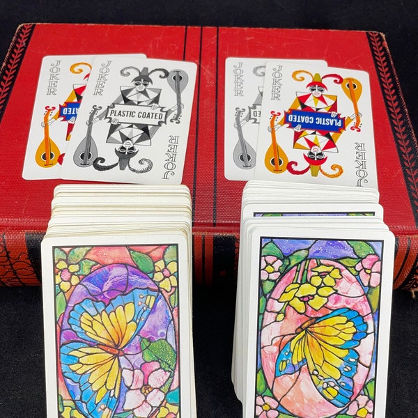 Stained Glass Playing Cards - Etsy