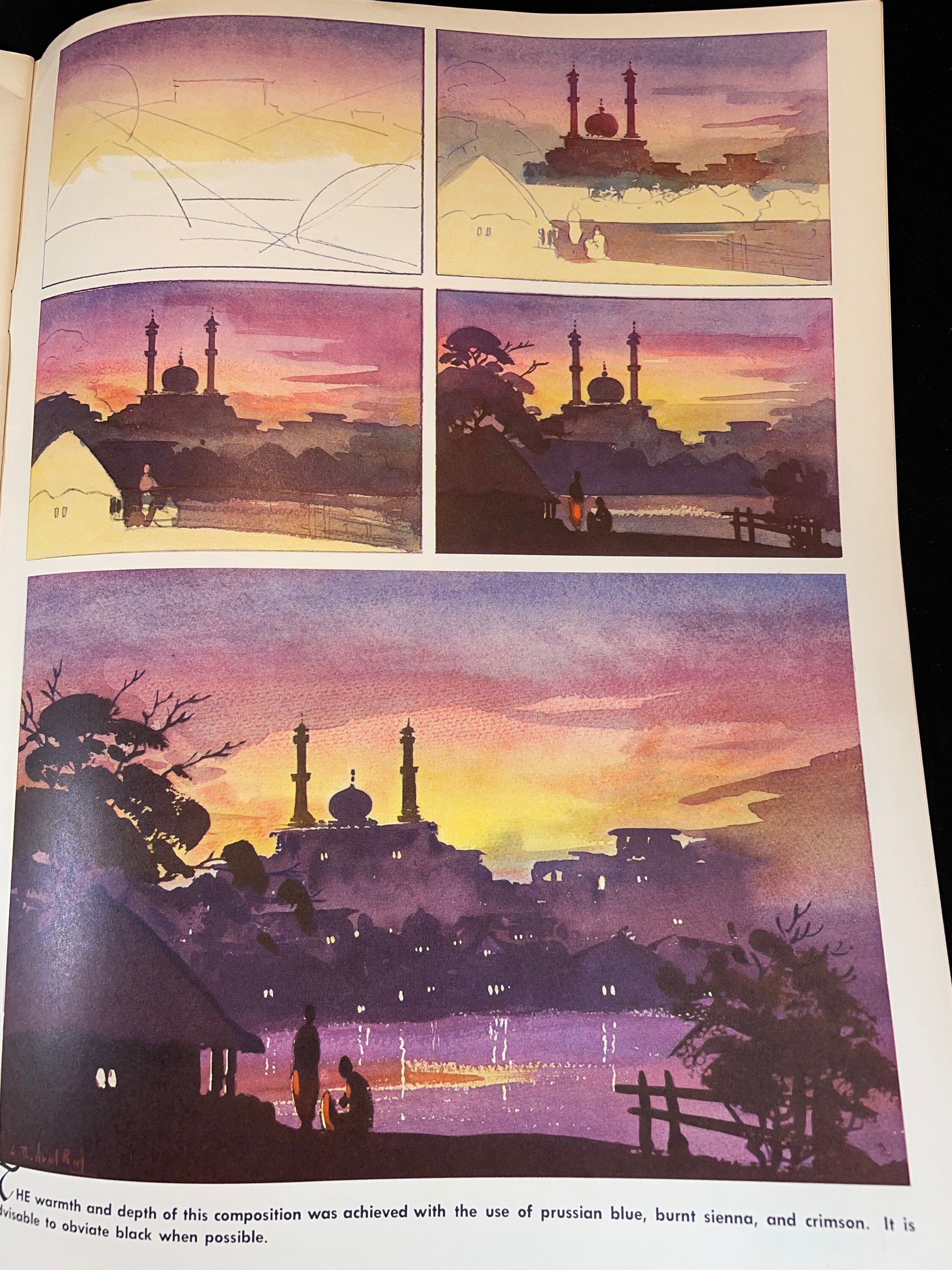 Vintage How to Paint Book on India Features Artist Arul Raj - Etsy