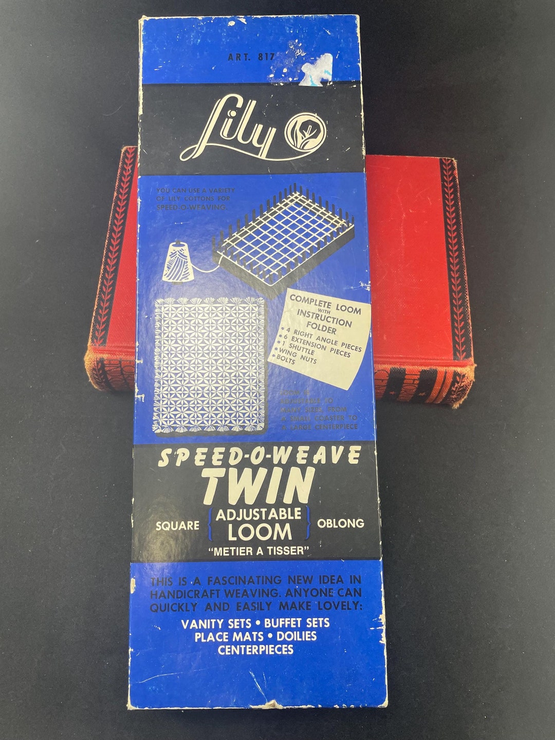 Vintage Speed-o-weave Twin Adjustable Loom by Lily, Makes Square or ...