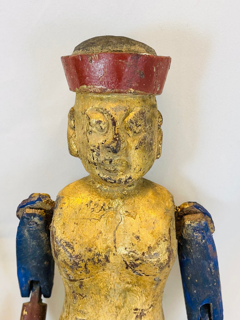 VERY RARE Antique Wood Hand Carved Chinese Fertility Dolls - Etsy