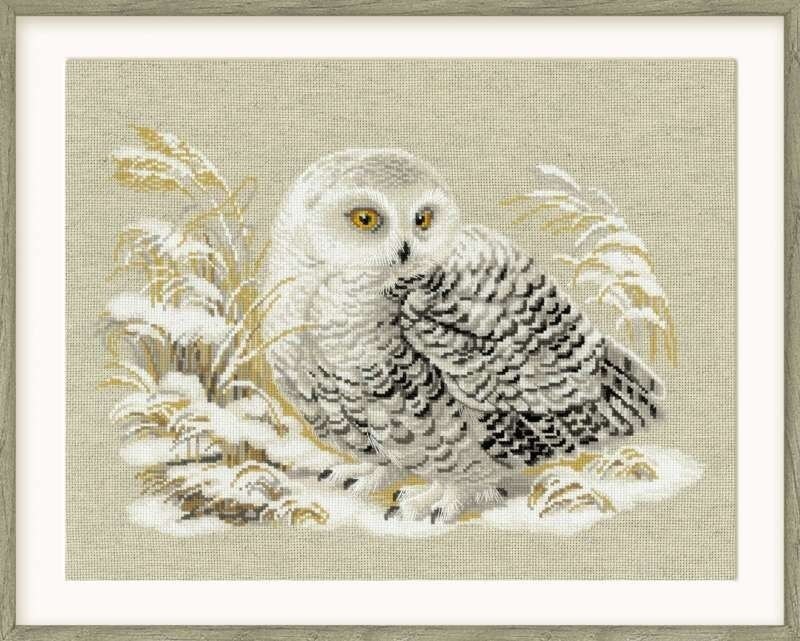 COUNTED CROSS Stitch Kit RIOLIS White Owl - Etsy