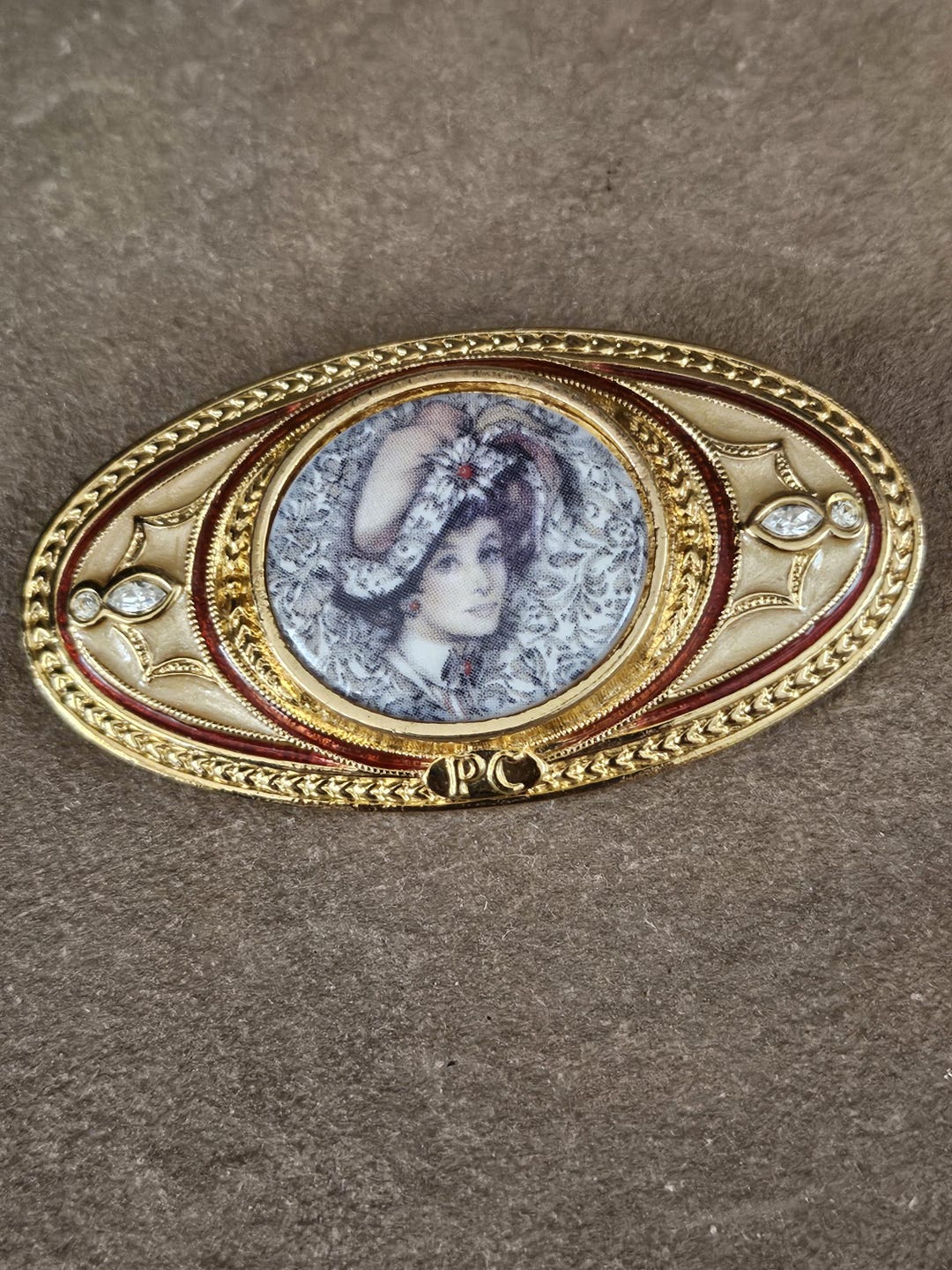 Vintage Avon Mrs. Albee Victorian Lady Brooch Pin - Etsy