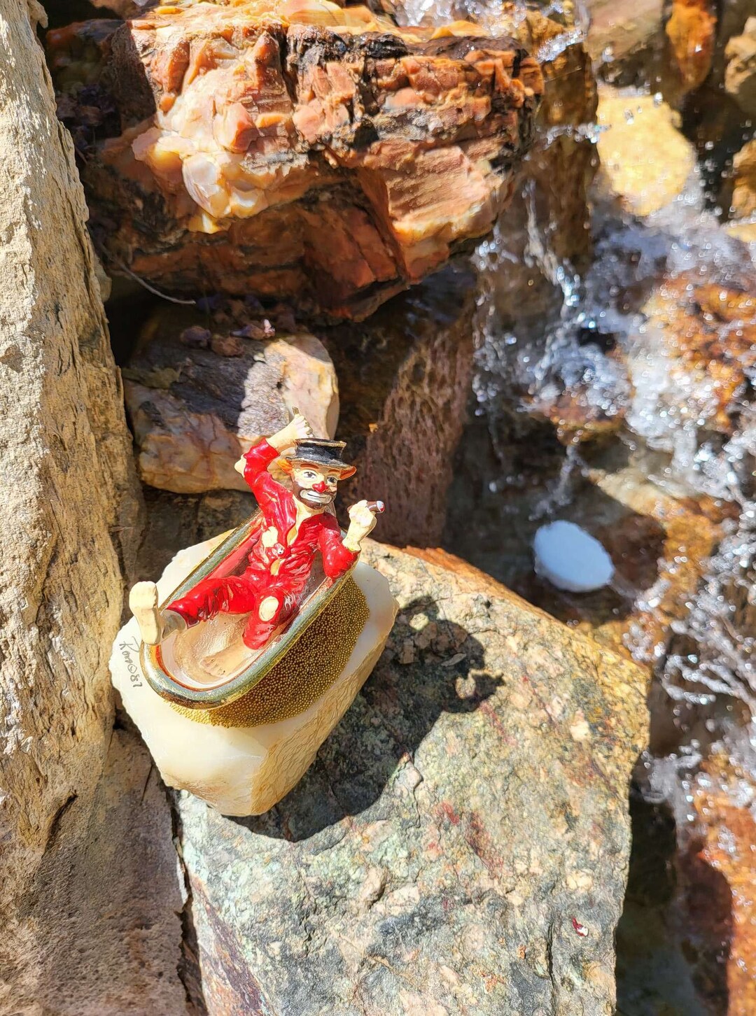 Ron Lee Bathing Hobo Clown Sculpture - Etsy