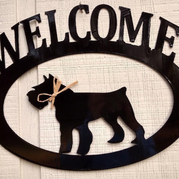 Schnauzer Sign - Etsy