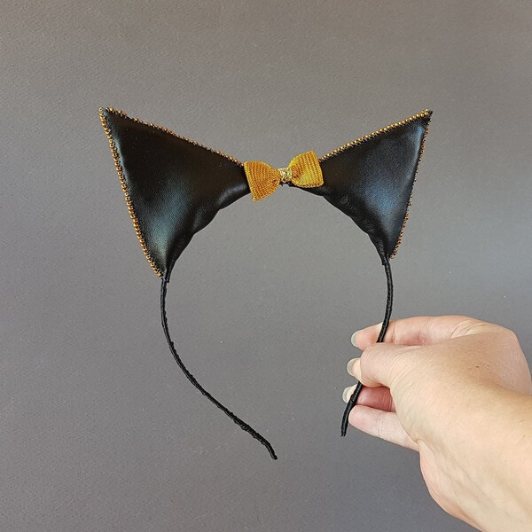 Cat Ear Headband - Etsy
