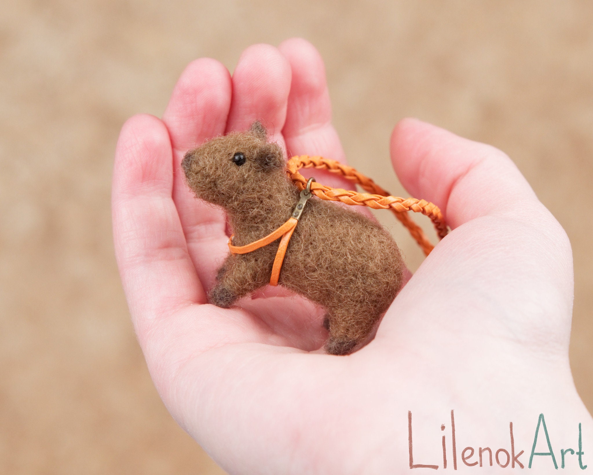 Capybara Necklace Capy Jewelry Capybaras gift Carpincho | Etsy