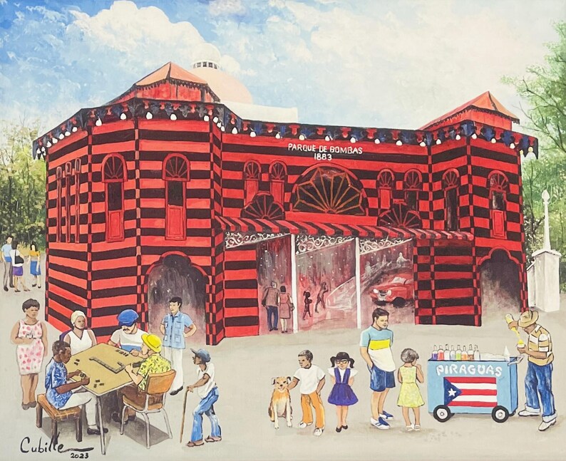 Parque De Bombas En Ponce, Puerto Rico - Etsy
