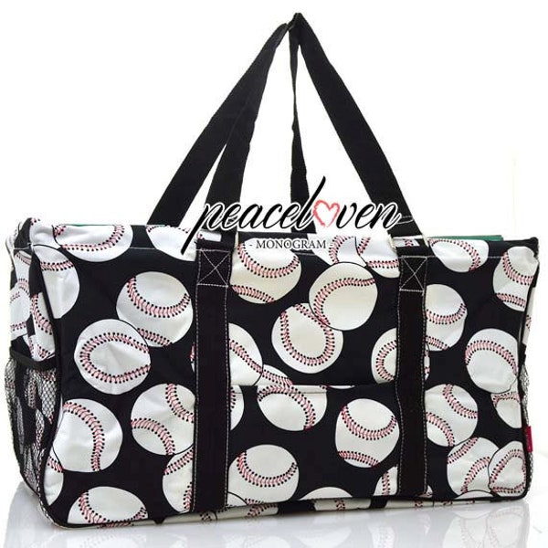 Canvas Baseball Tote - Etsy