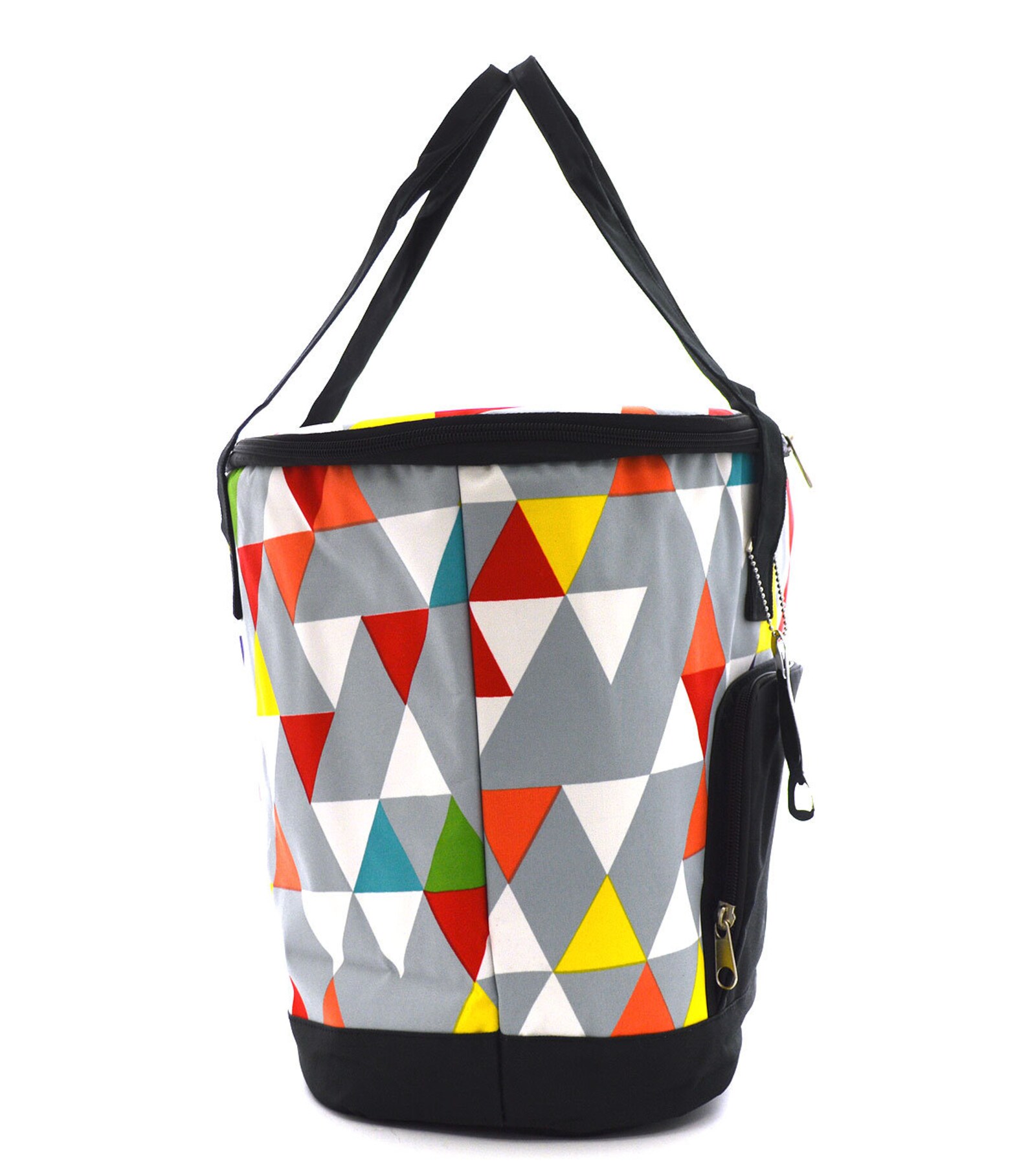 Monogrammed Prism Triangle Print Large Soft-sided Insulated Cooler Bag ...