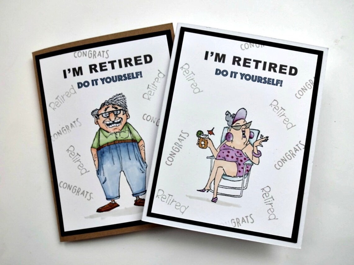 Funny Retirement Card For Women Coworker Card Farewell Etsy
