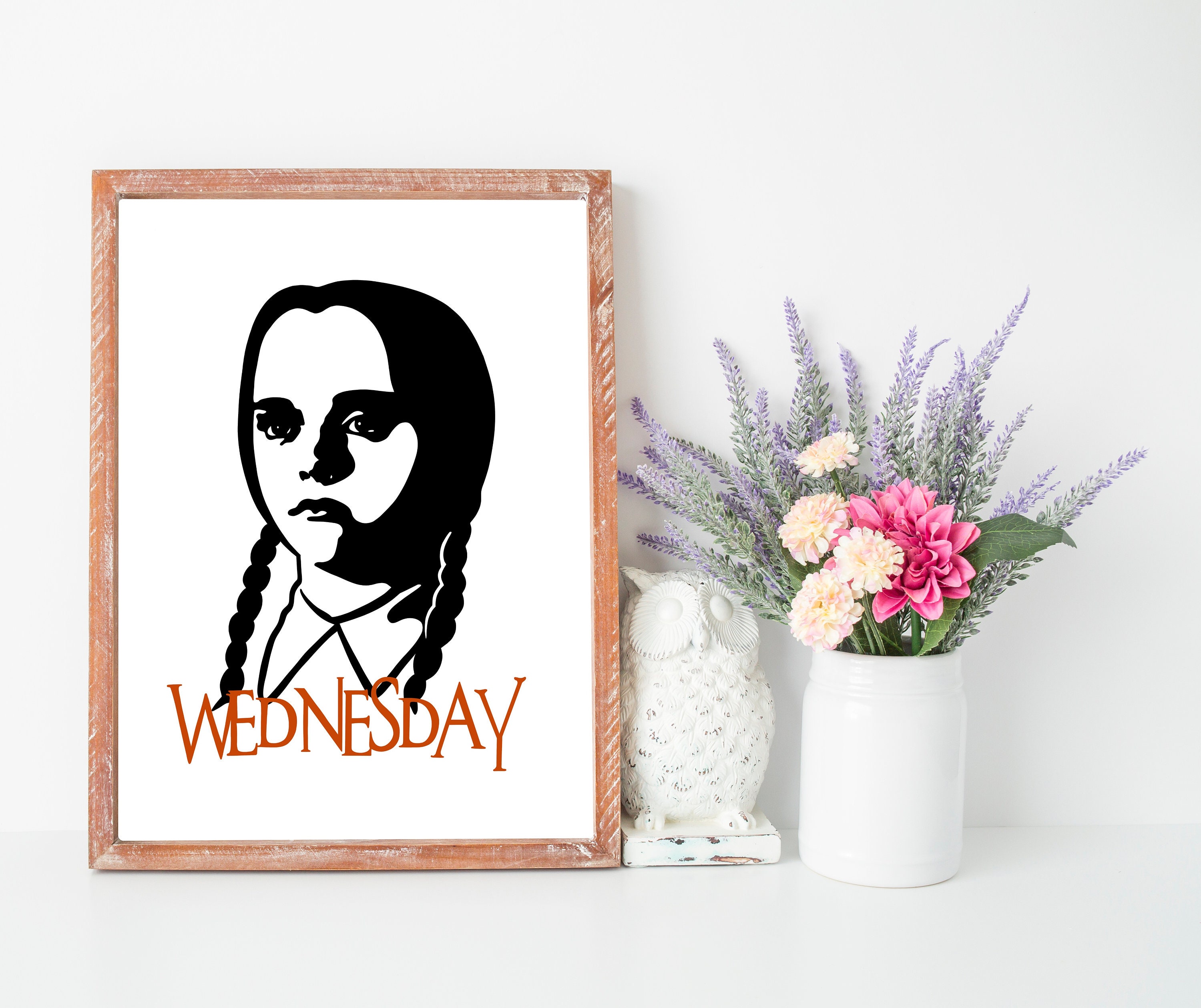 Wednesday Addams Print, Addams Family, Addams Family Poster