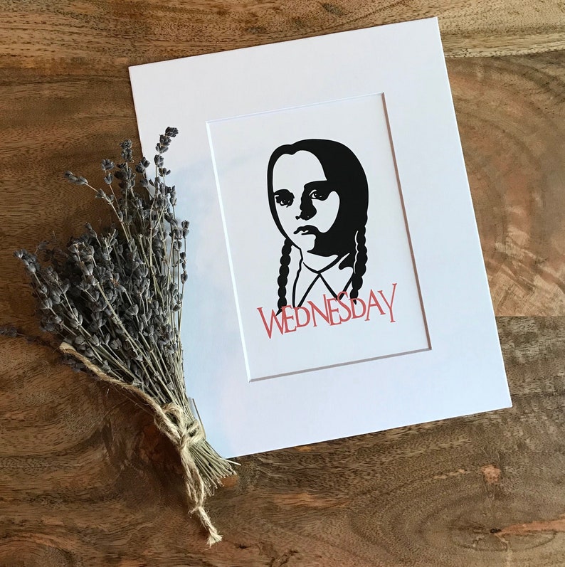 Wednesday Addams Print Addams Family Addams Family Print - Etsy