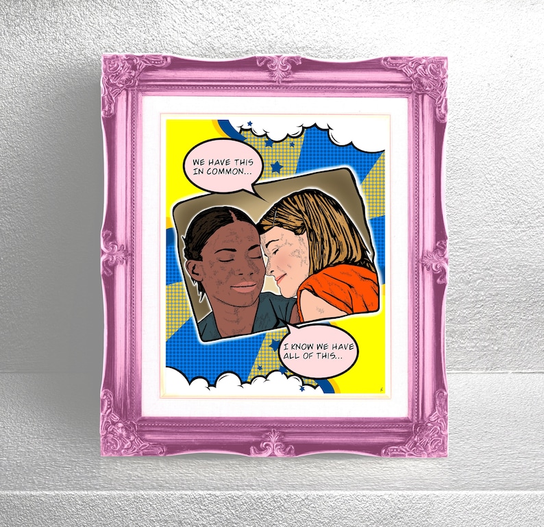 Alice and Tasha the L Word Somerset Velvet Giclée Print, Alice ...
