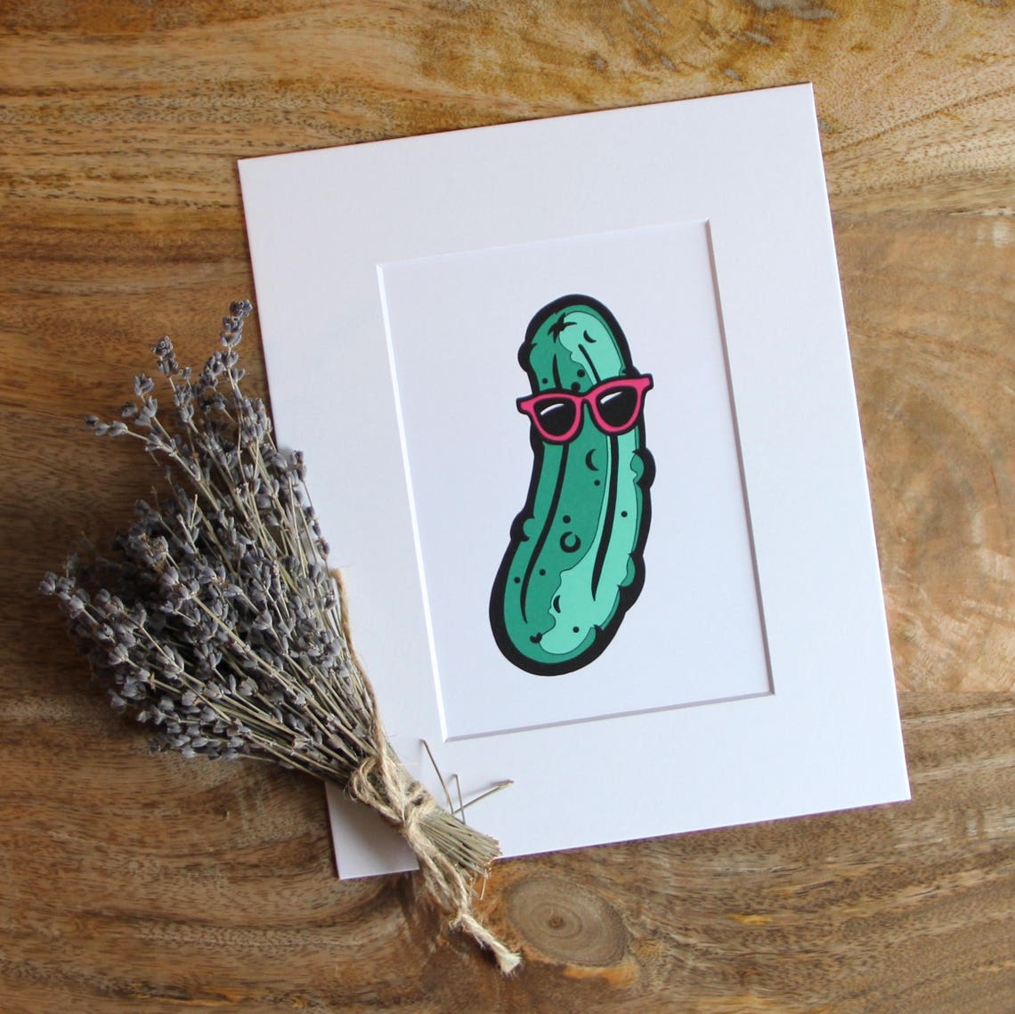 Cool Pickle Print Pickle Food Food Art Kitchen Kitchen | Etsy