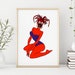Pepe King Prawn Muppet Inspired Pinup Print, Pin Up, Muppets, Pepe ...