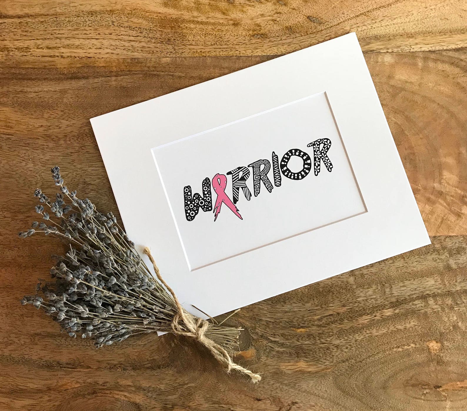 Warrior Cancer Ribbon Print Warrior Survivor Cancer - Etsy