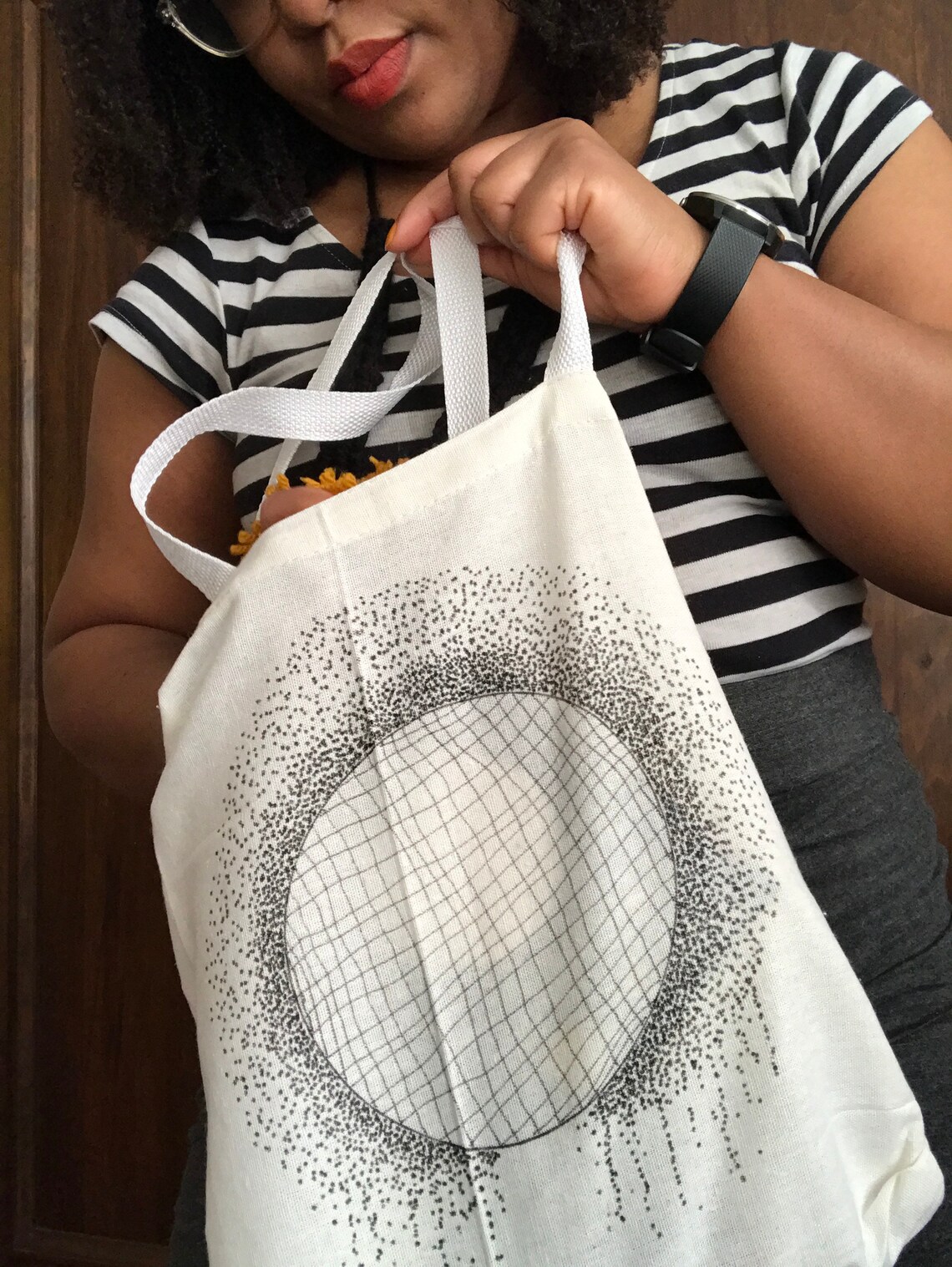 Tote With Hand Drawn Original Art and Quote Painted Tote Bag - Etsy