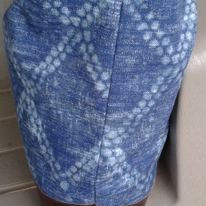 Blue Chevron Tote Shoulder Bag, Blue Weekender Tote, Blue Dot Travel ...