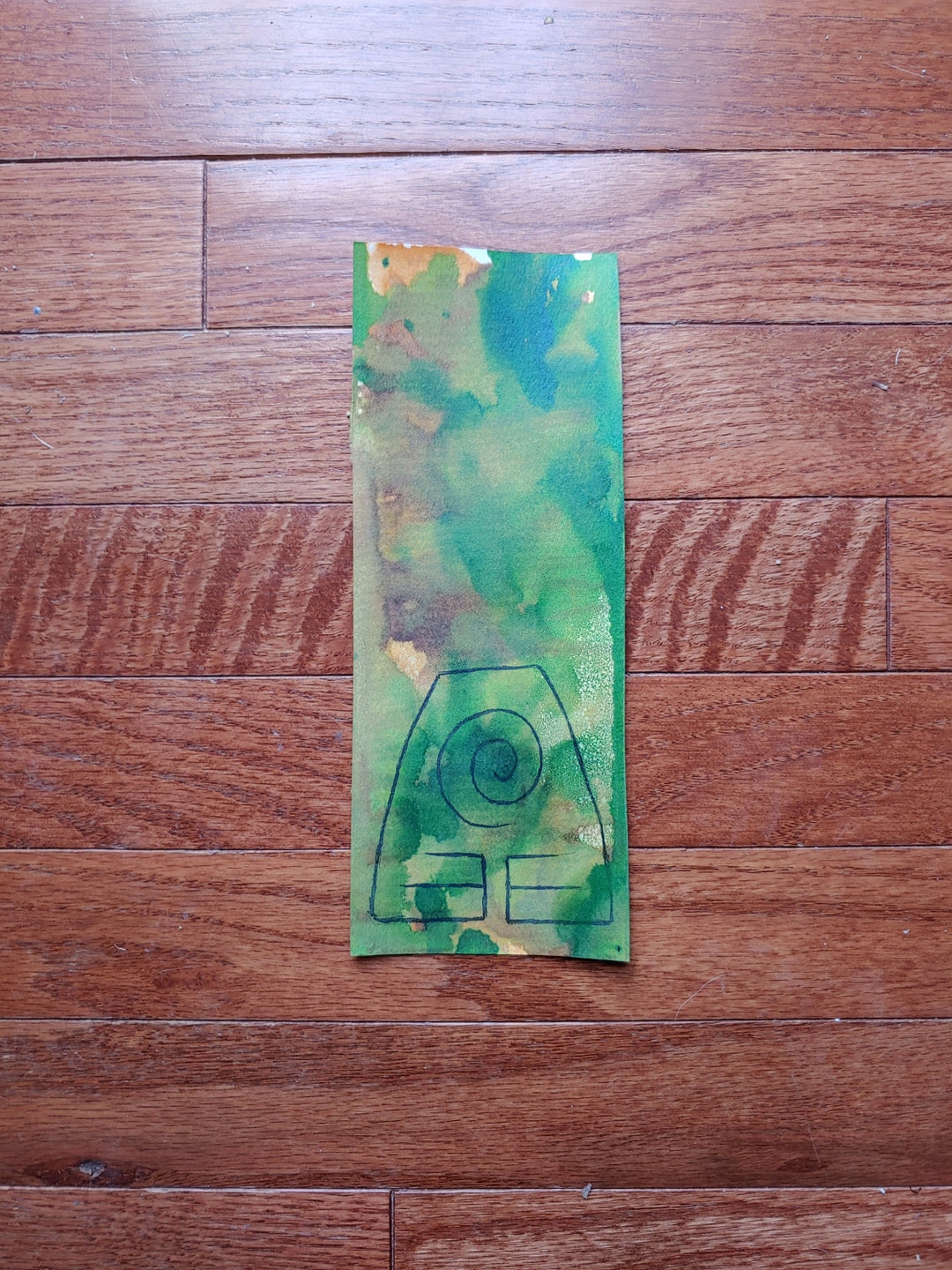 Avatar the Last Airbender Inspired Earth Nation Abstract Painting. - Etsy