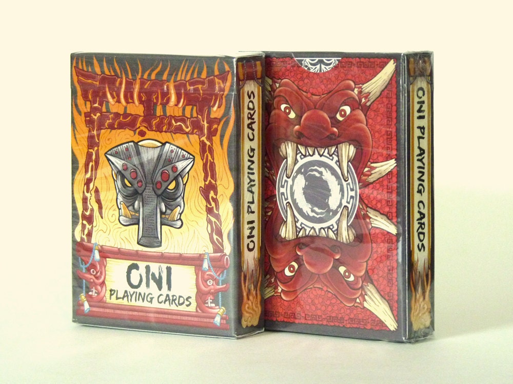 Oni Playing Cards - Etsy