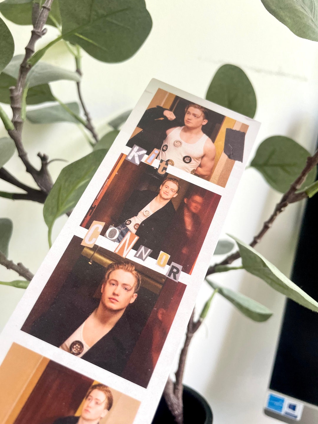 Heartstopper Kit Connor Inspired Photo Strip Glossy Bookmark - Etsy ...