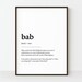 Bab Definition Print: Birmingham Wall Art (digital Download) - Etsy