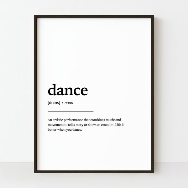Dance Wall Art - Etsy