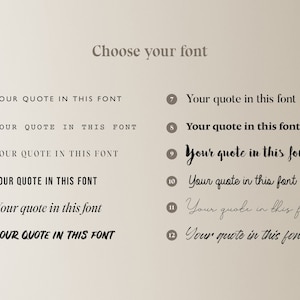 Custom Quote Print Wall Art, Personalised Text Print, Custom Typography ...