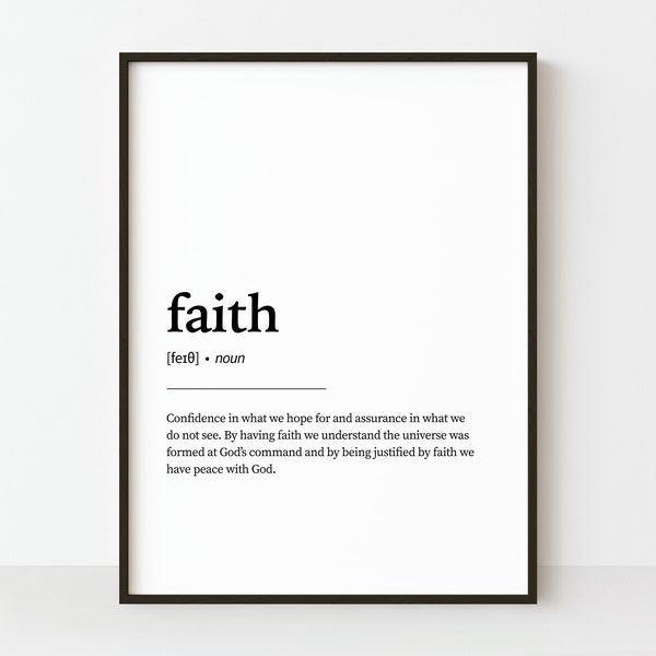 Definition Print - Etsy