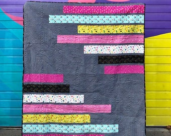 Joyful Stripes Quilt Pattern PDF Download | Etsy