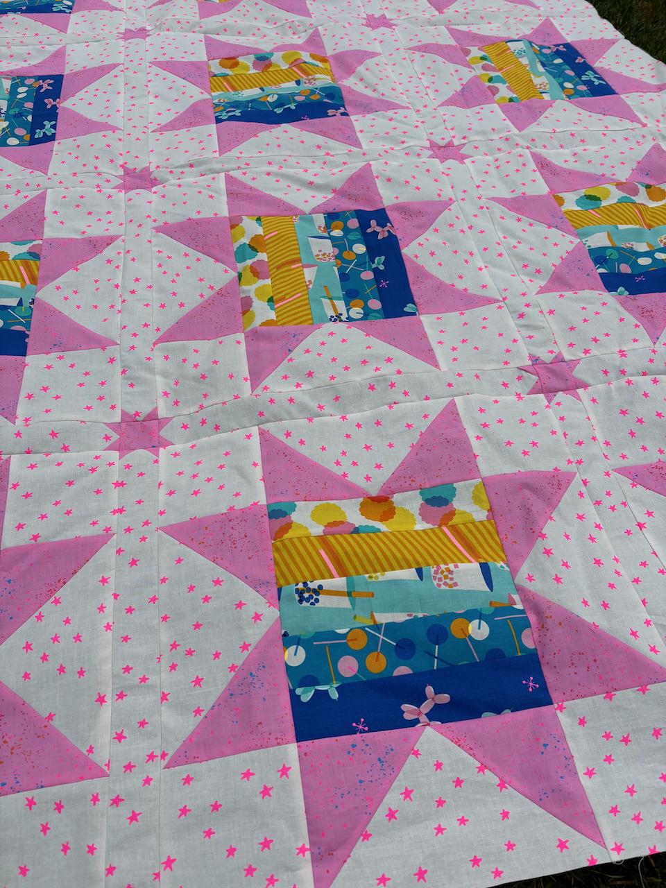 Sawtooth Stripes Quilt Pattern - PDF Download - Fat Quarter Quilt ...