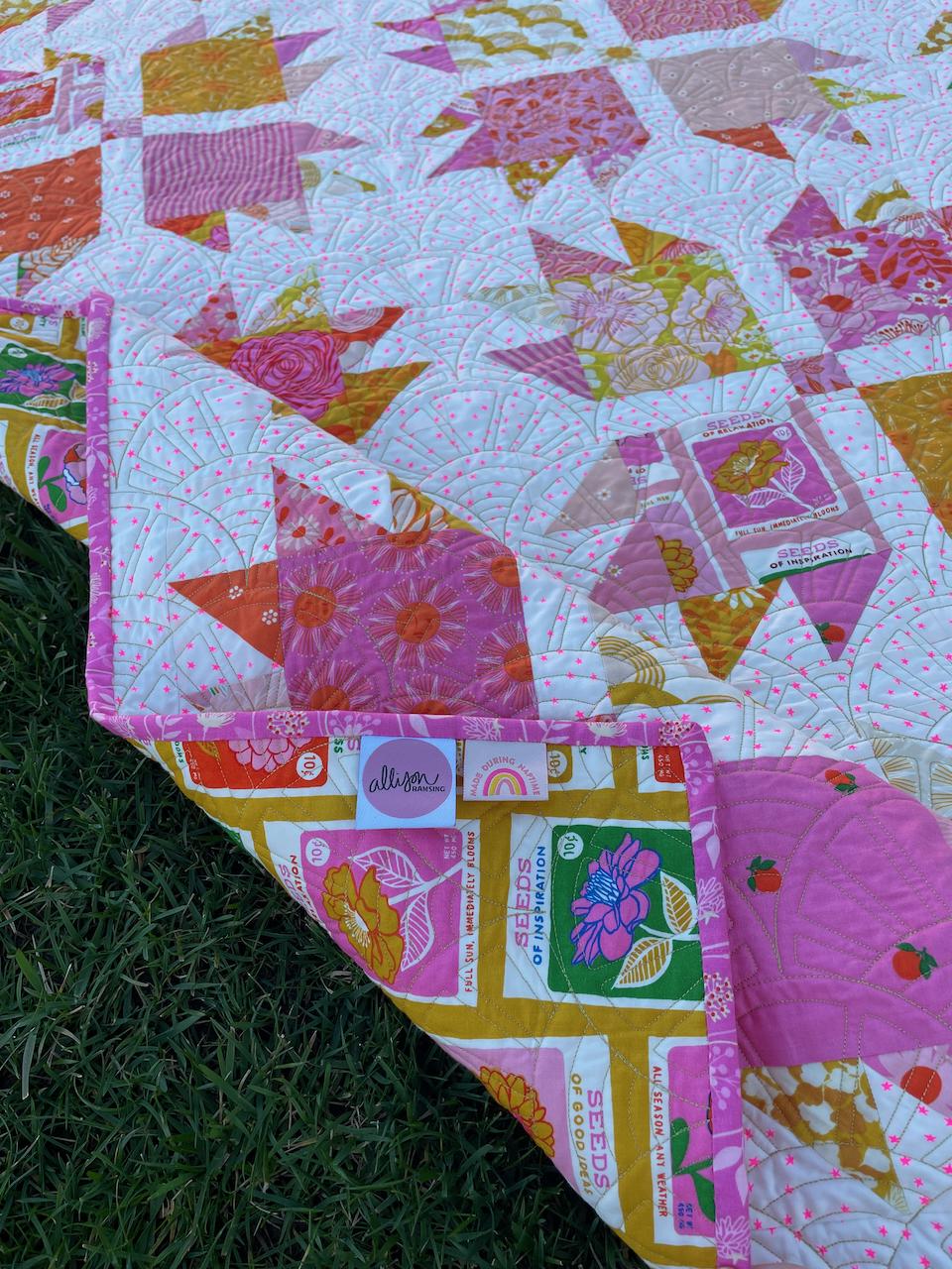 Charm Pack Bear Paw Quilt Pattern - PDF Download - Charm Pack Pattern - Bear Paw Pattern ...