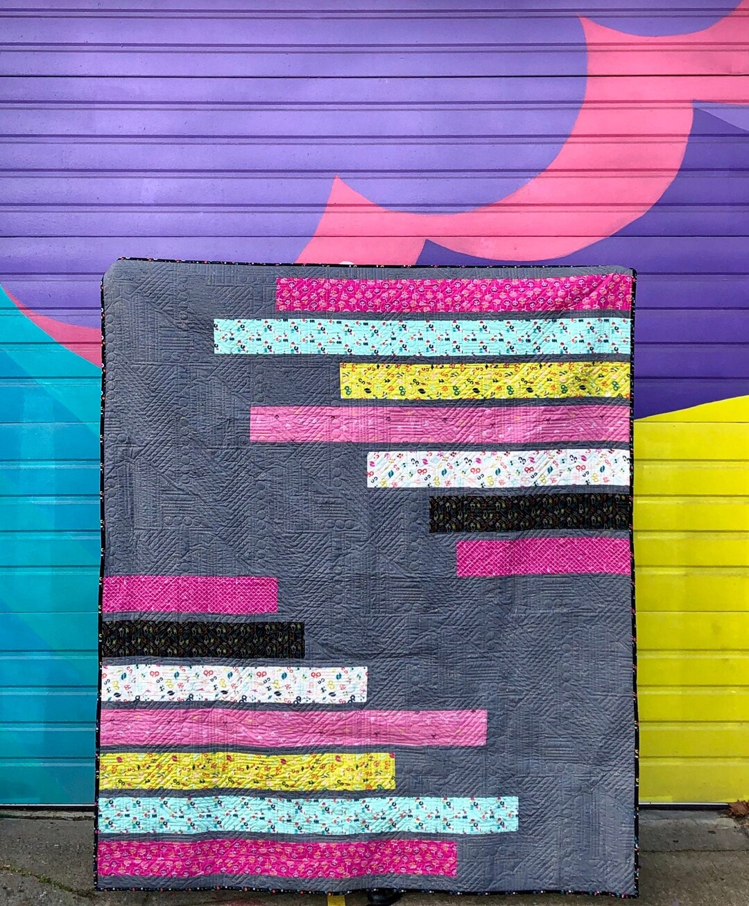 Twin Stripes Quilt Pattern - PDF Download - Etsy