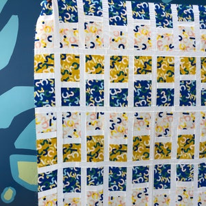 Bold Blocks Quilt Pattern - PDF Download - Yardage Quilt Pattern - Fat ...