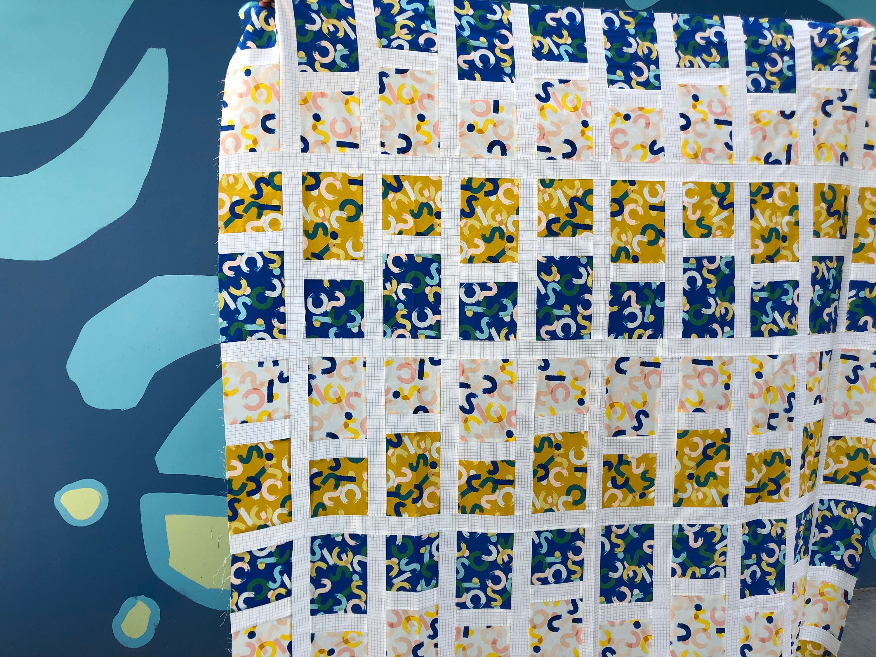 Bold Blocks Quilt Pattern - PDF Download - Yardage Quilt Pattern - Fat ...