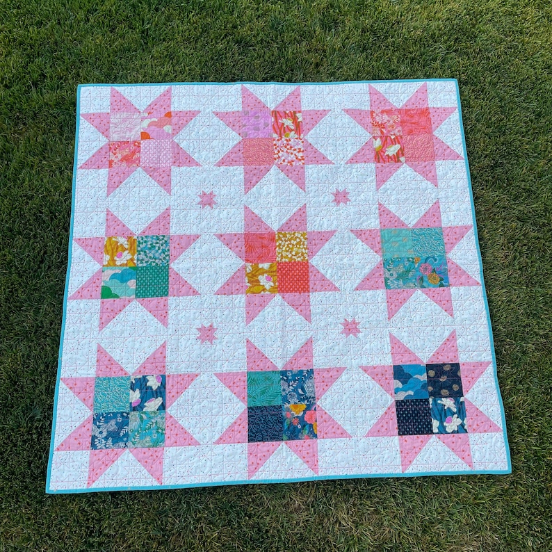 Charm Pack Stars Quilt Pattern PDF Download - Etsy