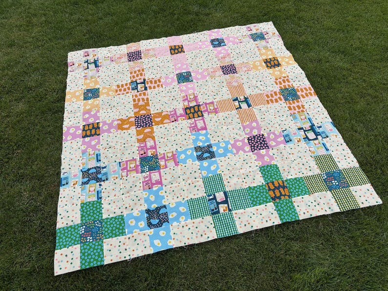 Layer Cake Nine Patch Quilt Pattern Pdf Download Layer Cake Quilt