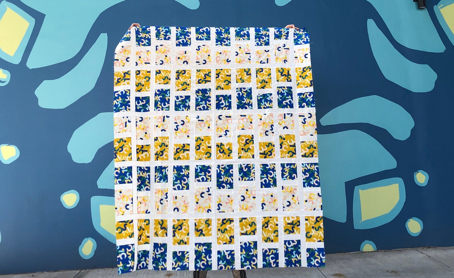 Bold Blocks Quilt Pattern - PDF Download - Yardage Quilt Pattern - Fat ...