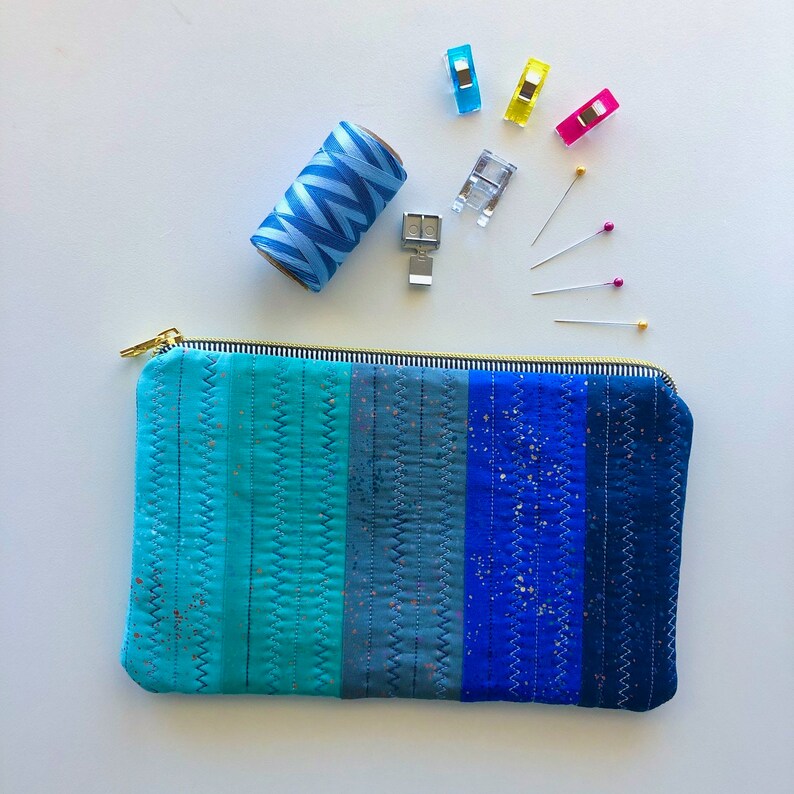 Color Swatches Zipper Pouch Pattern - PDF Download - Etsy