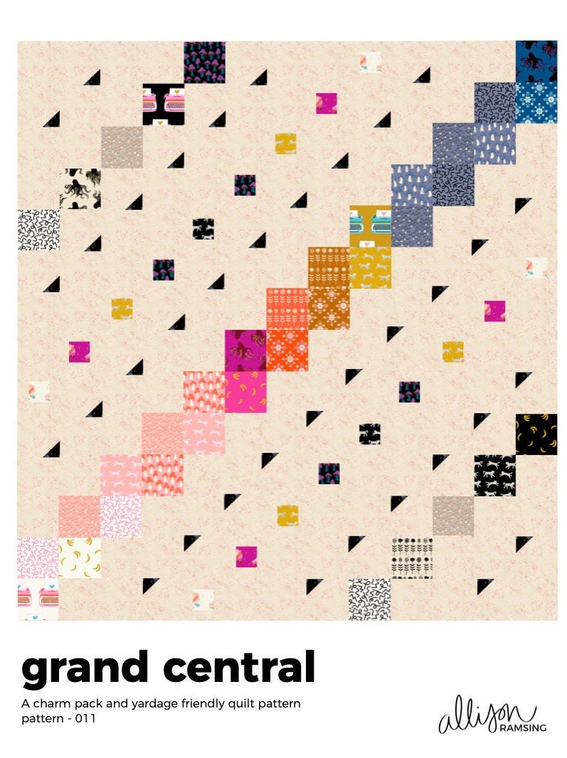 Grand Central Quilt Pattern - PDF Download - Etsy