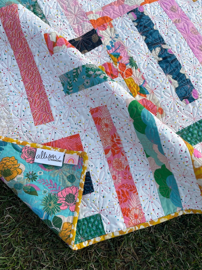 Joyful Stripes 2.0 Quilt Pattern PDF Download - Etsy