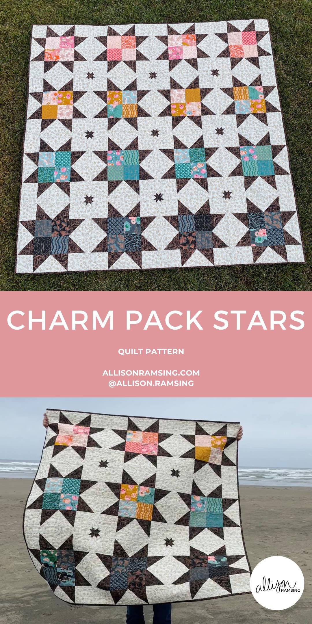 Charm Pack Stars Quilt Pattern PDF Download - Etsy