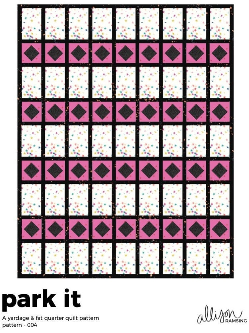 Park It Quilt Pattern - PDF Download - Etsy
