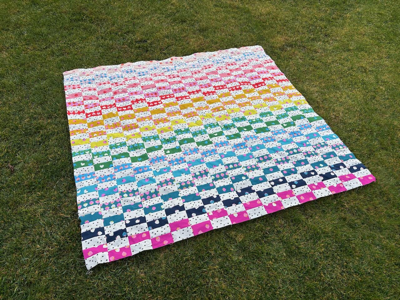 Charm Pack Split Quilt Pattern - PDF Download - Charm Pack Quilt ...