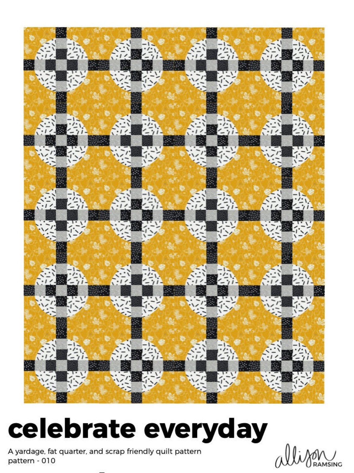 Celebrate Everyday Quilt Pattern PDF Download - Etsy