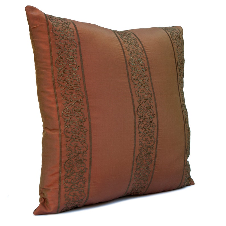 Copper Rust Pillow Throw Pillow Cover Decorative Pillow | Etsy