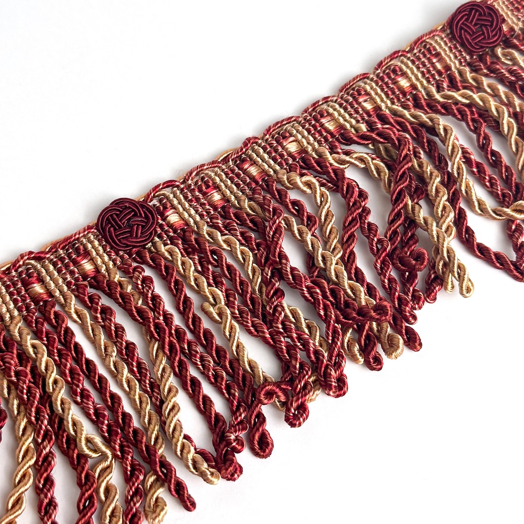 5,5 Yard of Curtain Fringe Trim Bundle | Home Decor | Window Decor ...